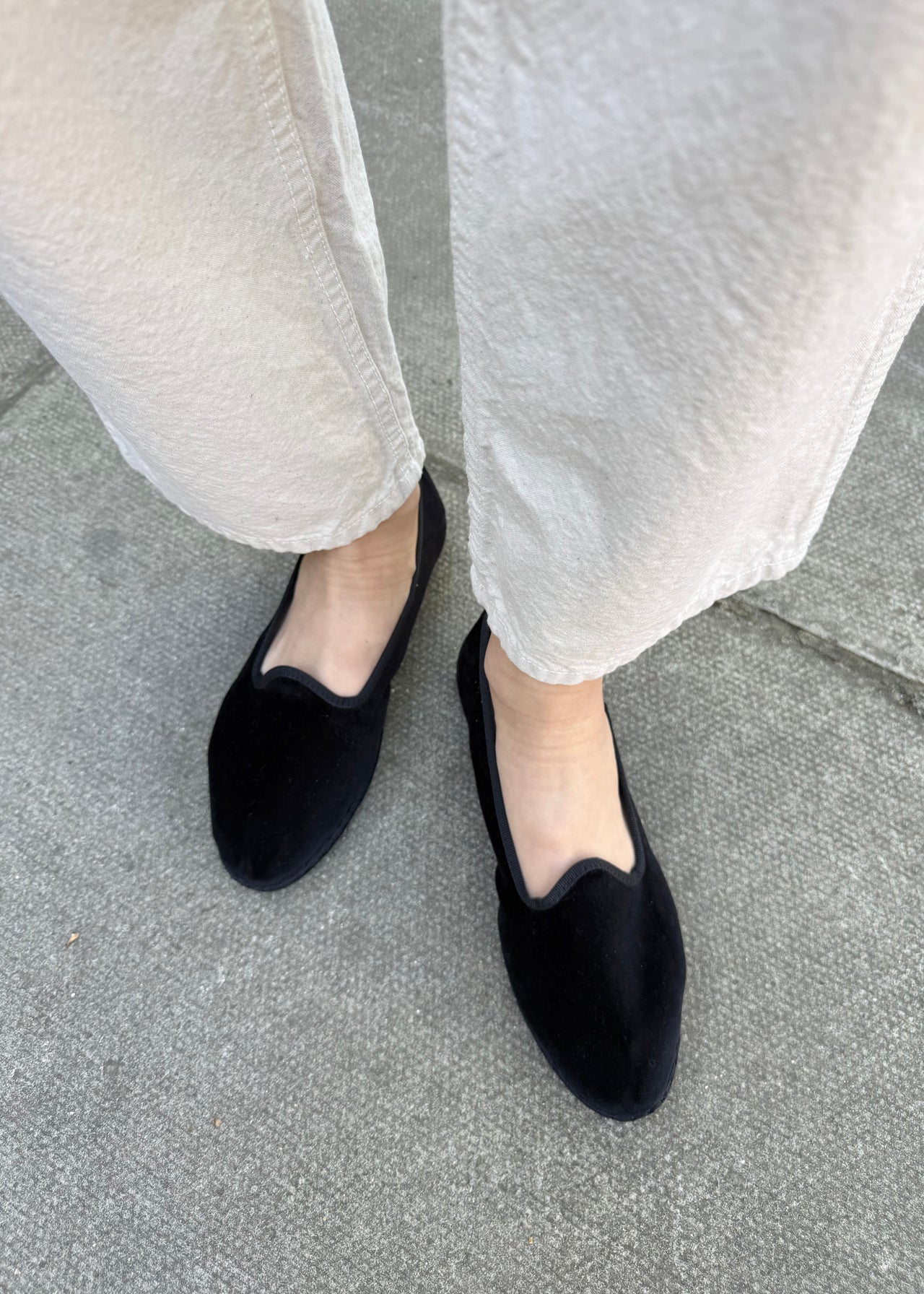 Velvet Furlane Slippers, Navy | Drogheria Crivellini | Aimé London