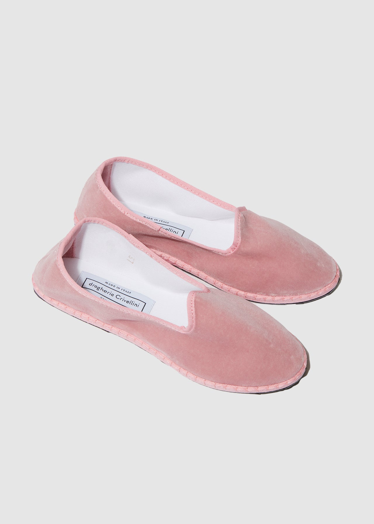 Velvet Furlane Slippers, Navy | Drogheria Crivellini | Aimé London